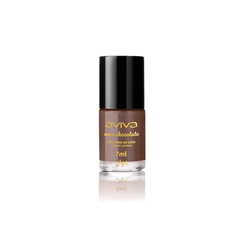 Esmalte Cremoso Jqt Aviva Amo Chocolate- Chocolate Ao Leite 7Ml - Jequiti Esmalte Cremoso Jqt Aviva Amo Chocolate- Chocolate Ao Leite 7Ml - Jequiti