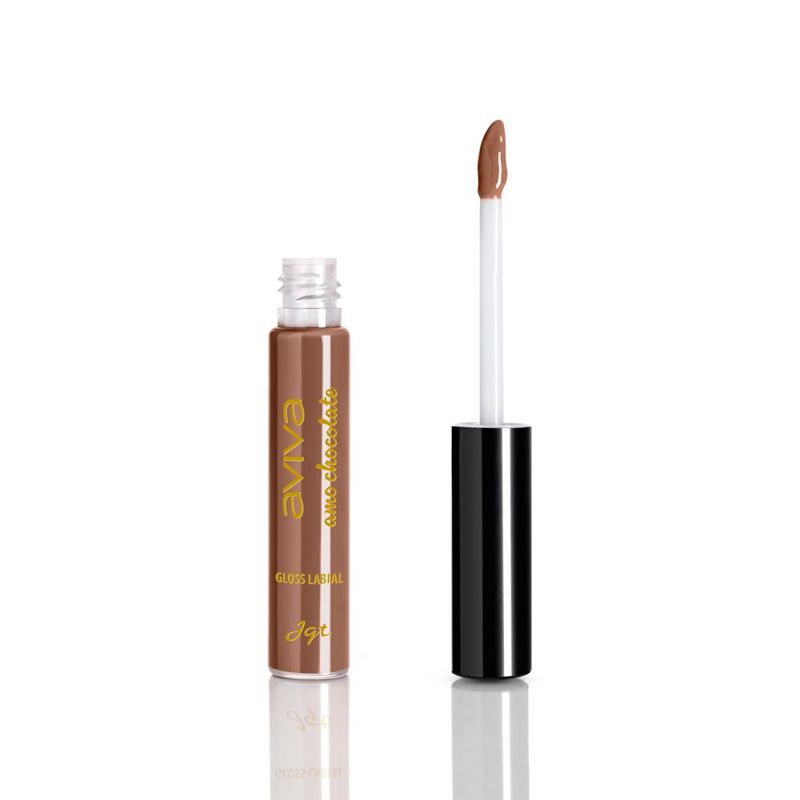 Gloss Aviva Amo Chocolate - Chocolate Ao Leite, 5G - Jequiti Gloss Aviva Amo Chocolate - Chocolate Ao Leite, 5G - Jequiti
