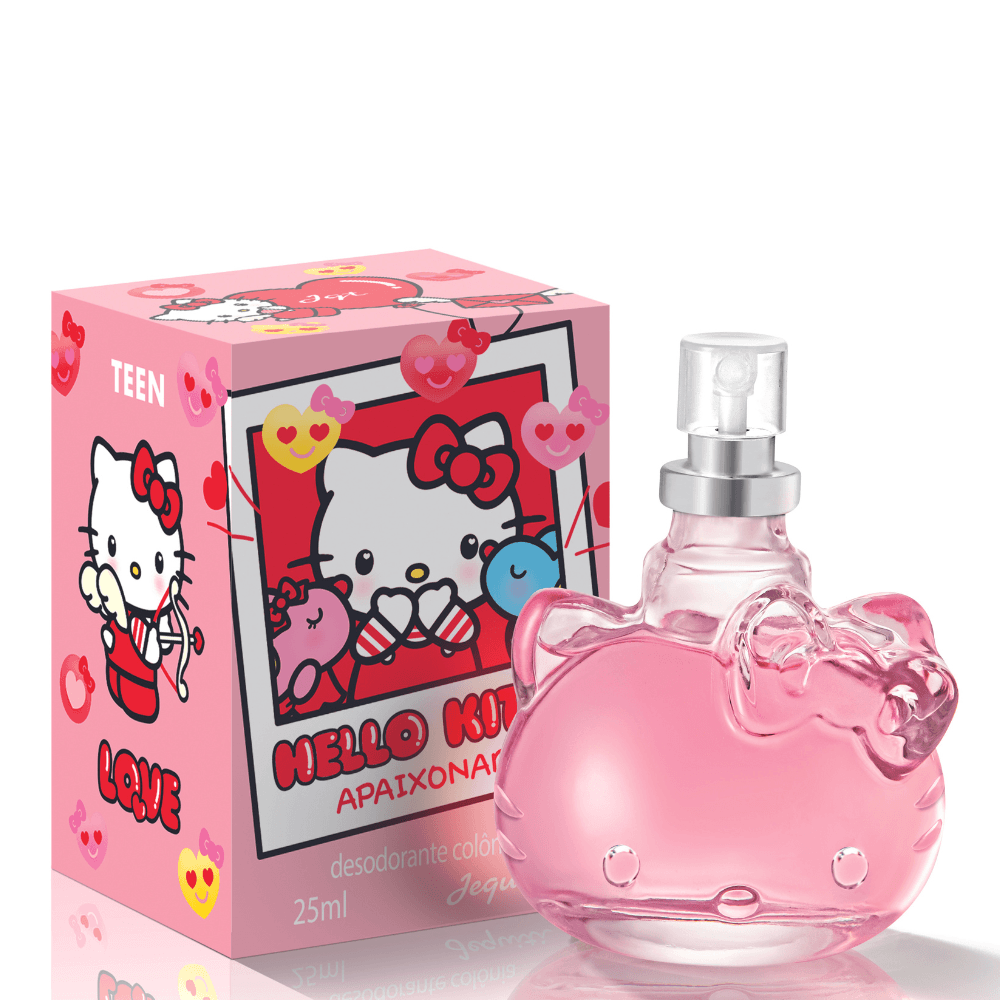 DESODORANTE COLÔNIA FEMININA HELLO KITTY APAIXONADA 25 ML - Jequiti