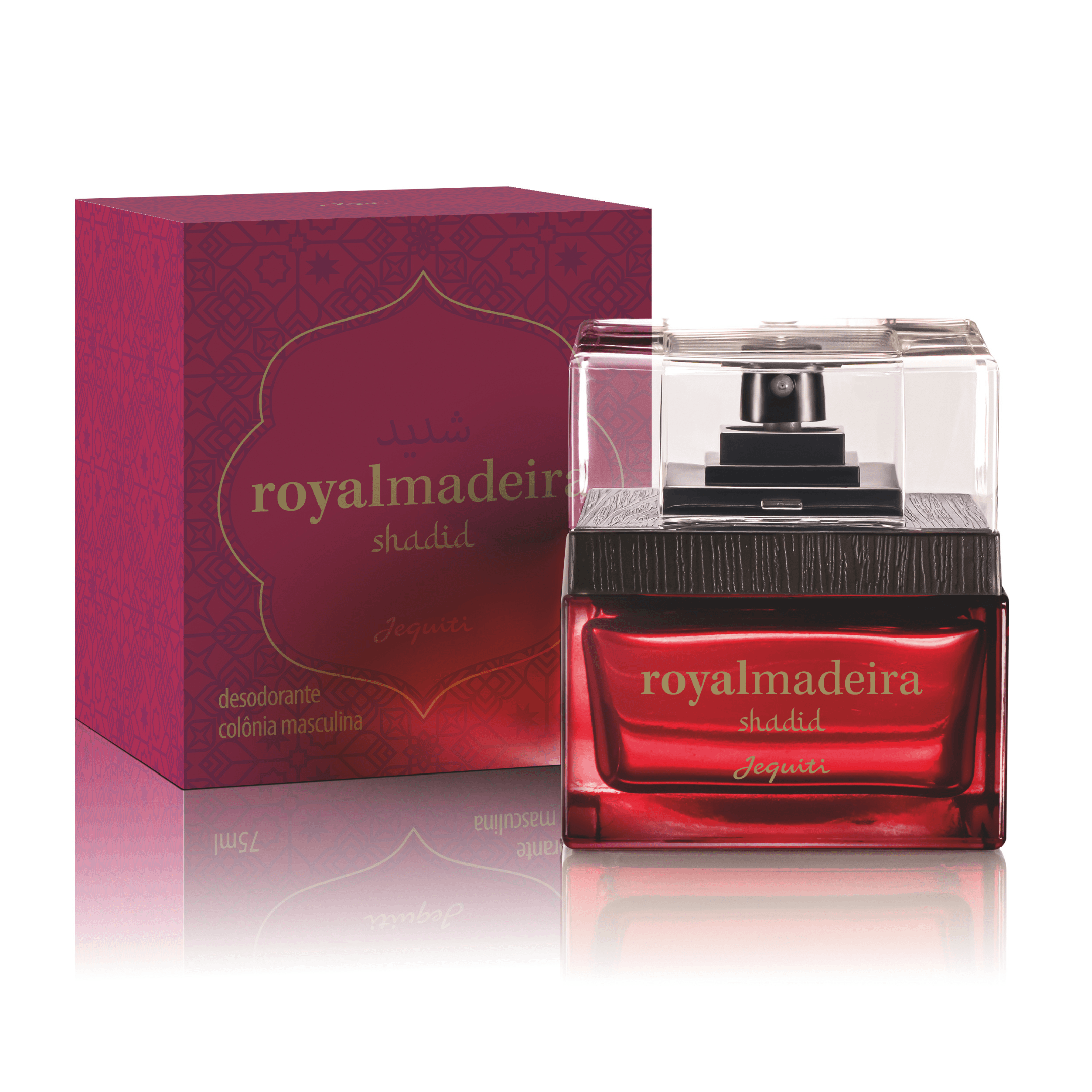 Royalmadeira Shadid Desodorante Colônia Masculina, 75 ml - Jequiti